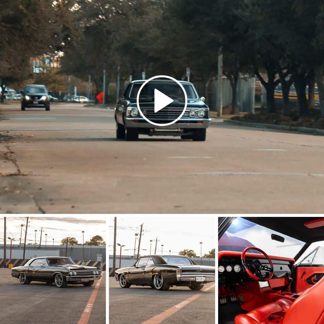 1967 Chevrolet Chevelle Tour ( video 4K ) - Old Cars Lovers