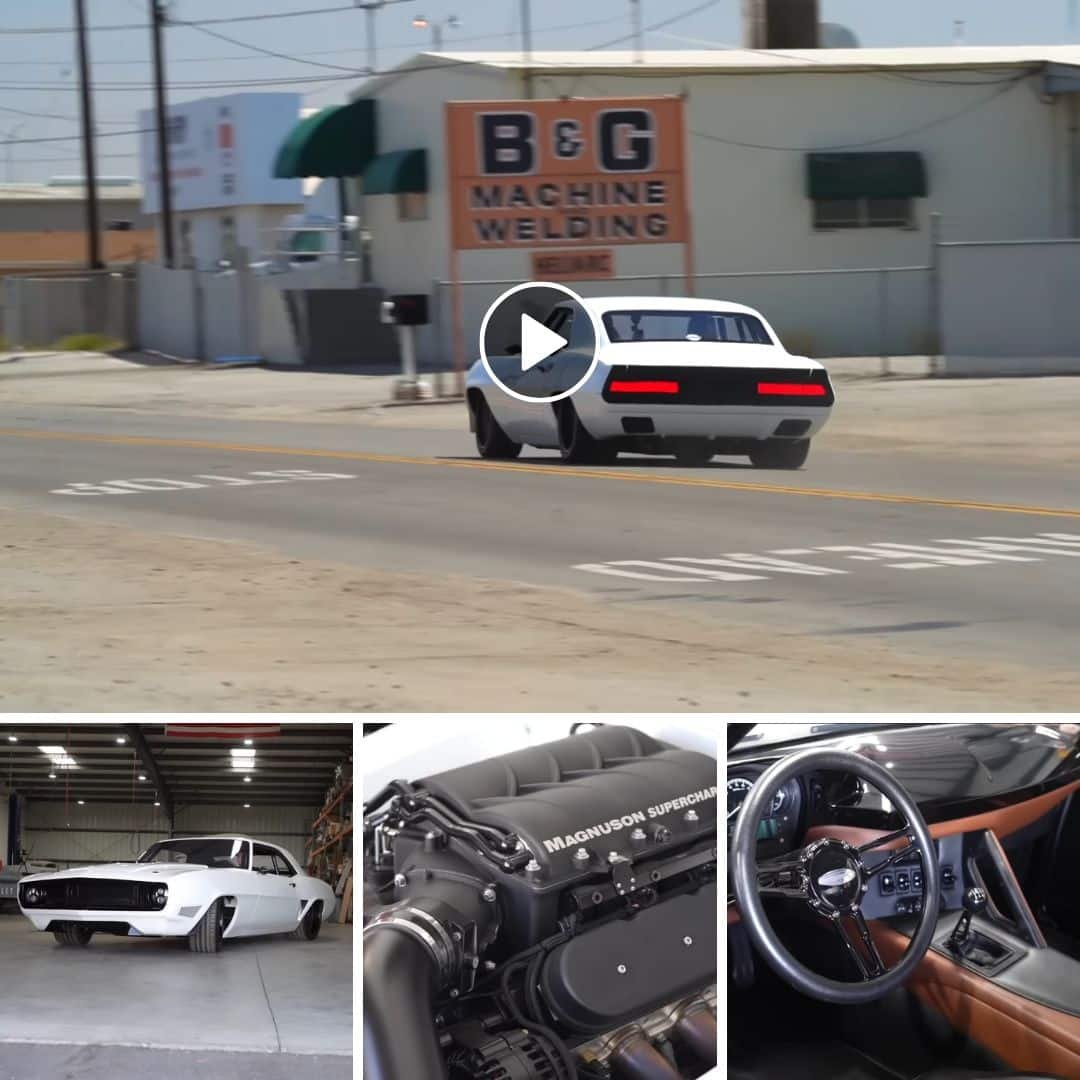 Exploring the 800HP Supercharged 1969 Camaro Widebody by Born Vintage ...