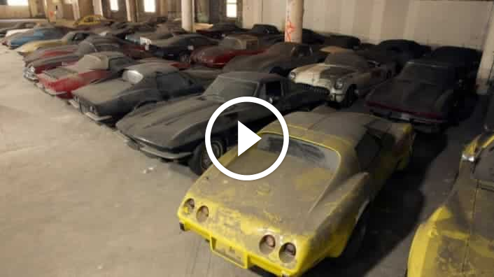 Rare Collection of 36 Classic Corvettes Found in Underground NYC Garage ...