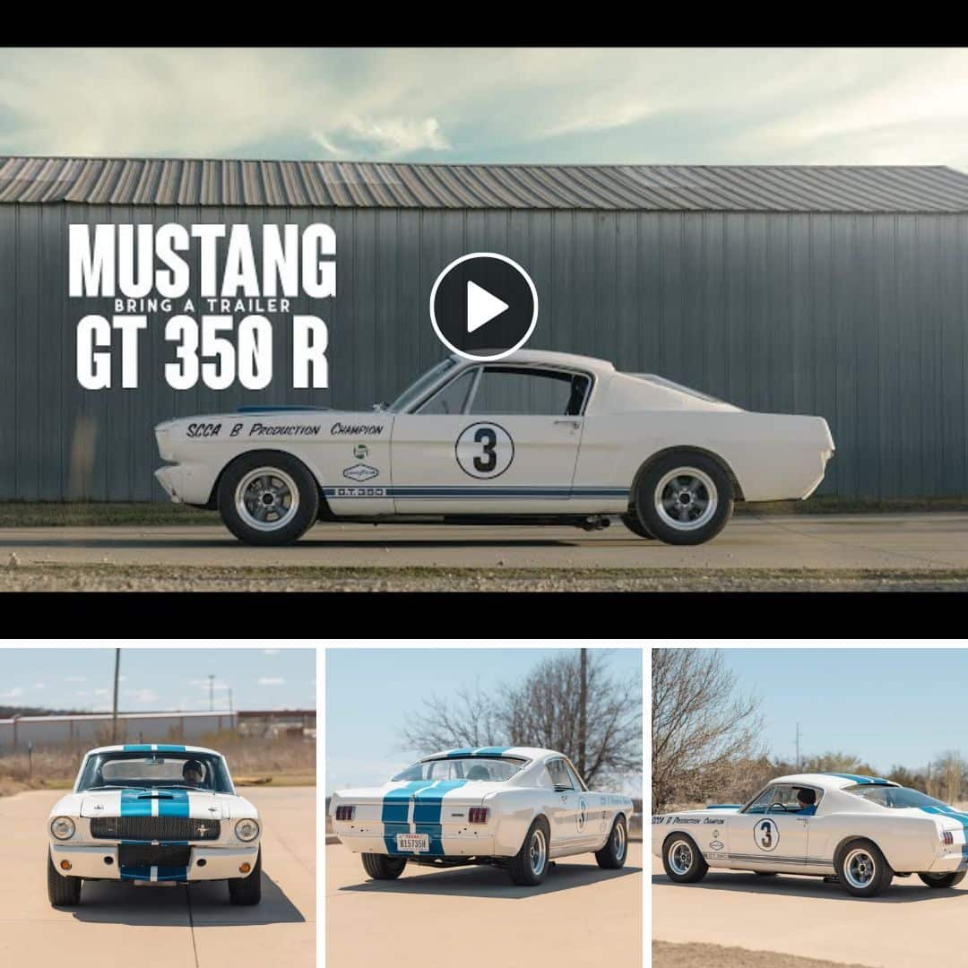 The legendary 1965 Shelby Mustang GT350R was auctioned for a record ...
